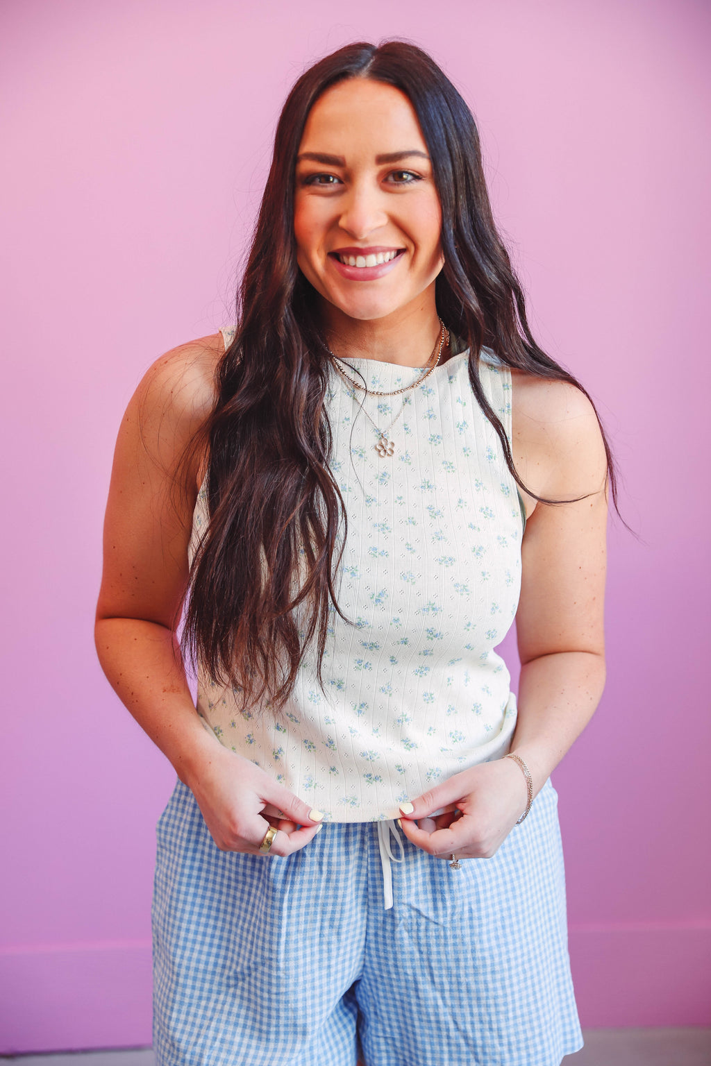 Candace Floral Tank – IKT