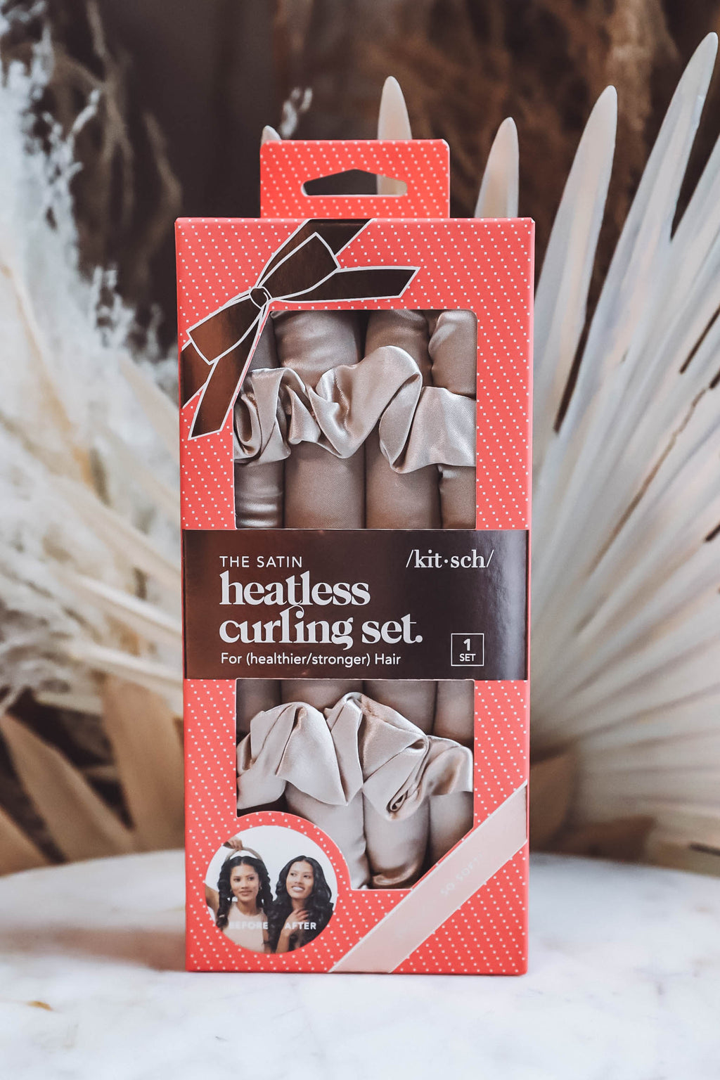 Satin Heatless Curling Set-Champagne – IKT