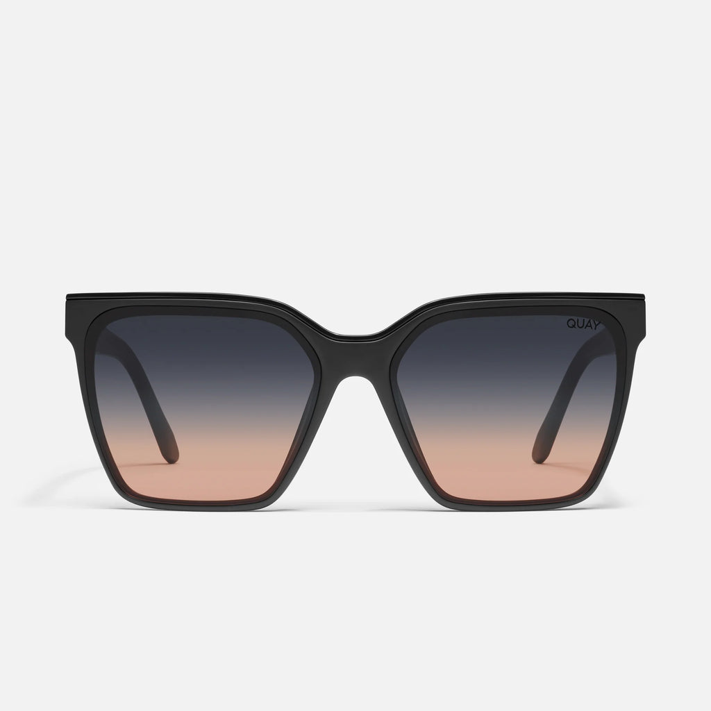Level Up Sunglasses-Black/Black Fade to Coral-Quay – IKT