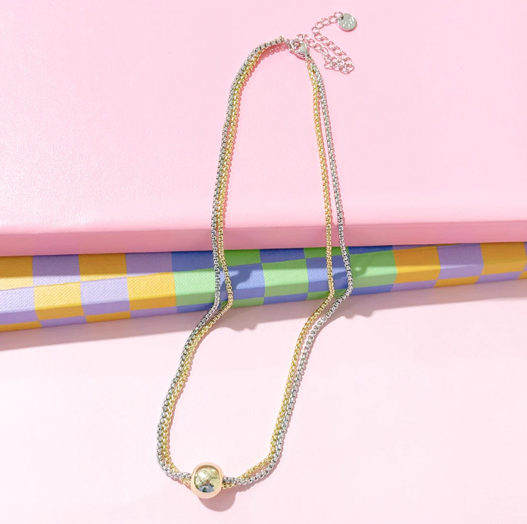 Duo Fireball Necklace – IKT